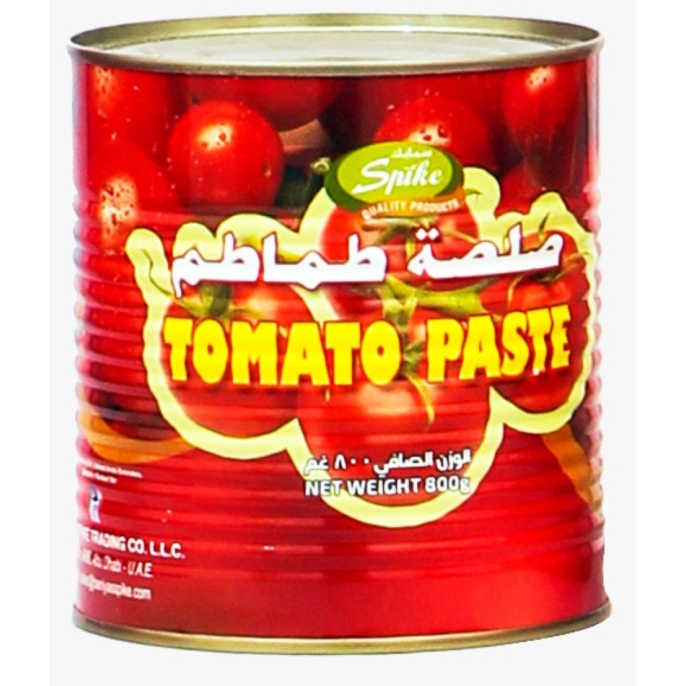 Spike Tomato Paste,800Gram (12 Pieces Per Carton)